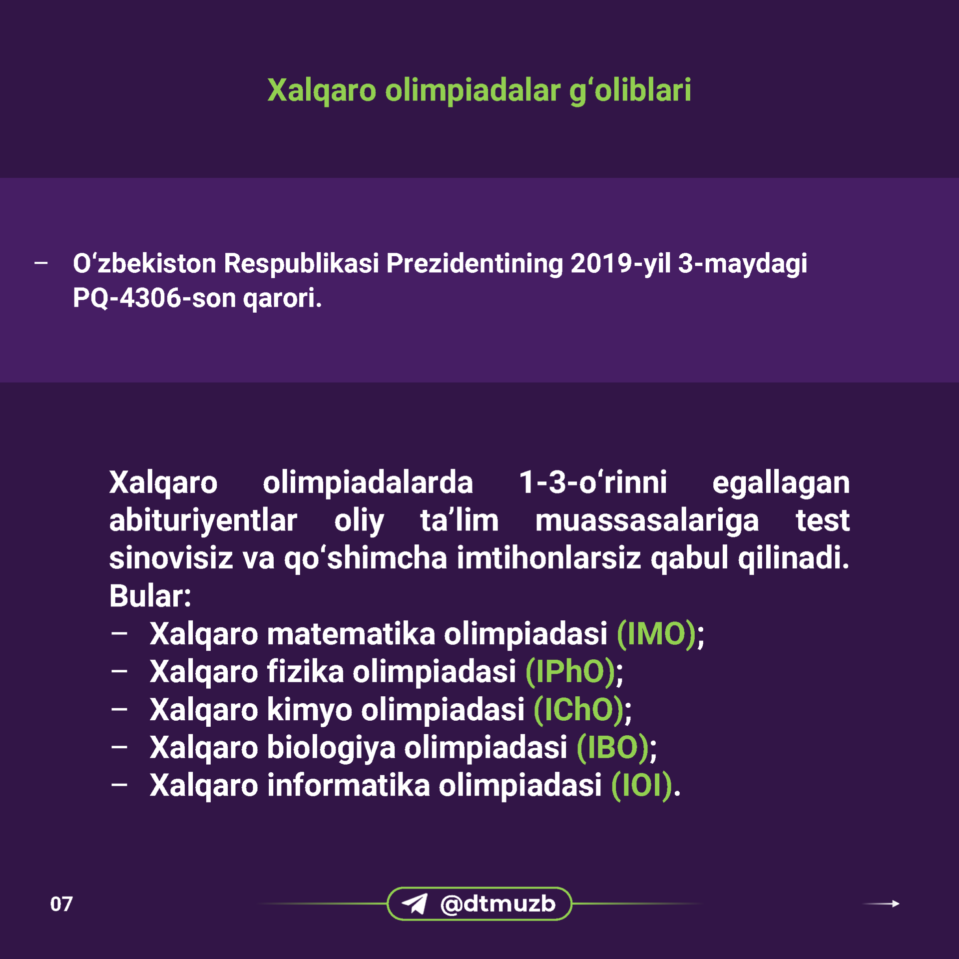 DTM CEFR imtihoni namunaviy test topshiriqlar to'plami